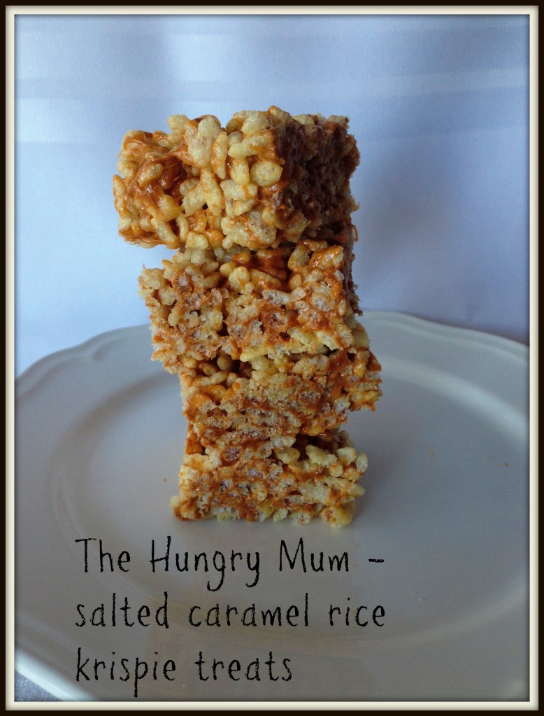 Brown butter rice crispy treats / salted caramel rice crispy squares ...