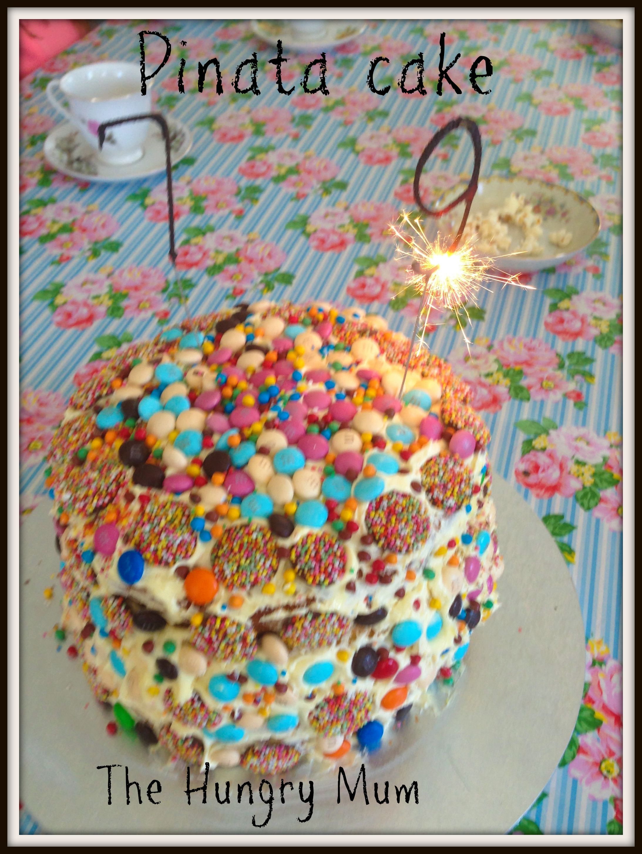 How to bake a pinata cake with candy from scratch | the hungry mum