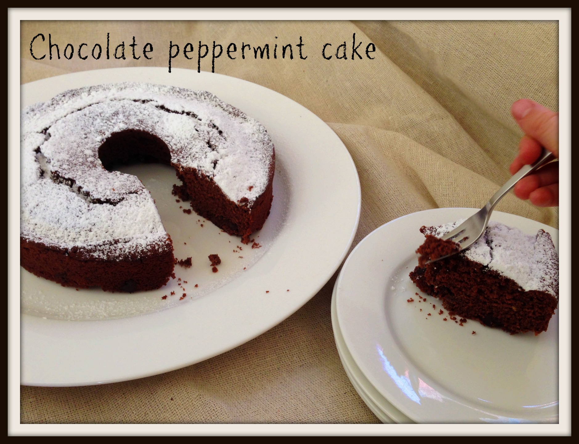 Easy chocolate peppermint cake recipe | the hungry mum