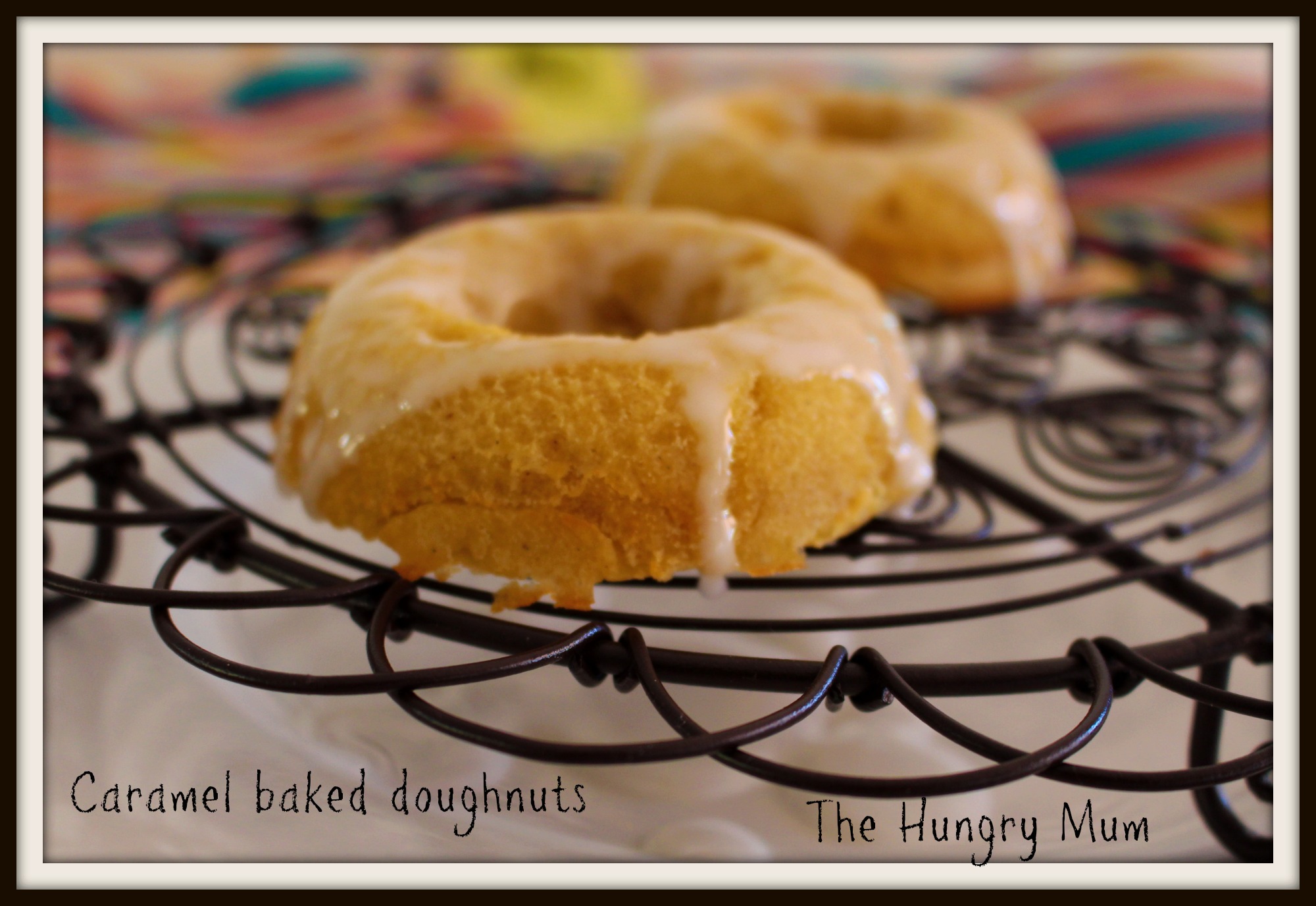 Caramel baked doughnut recipe | the hungry mum