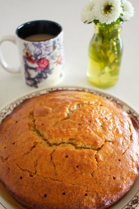 Caramel syrup cake | the hungry mum