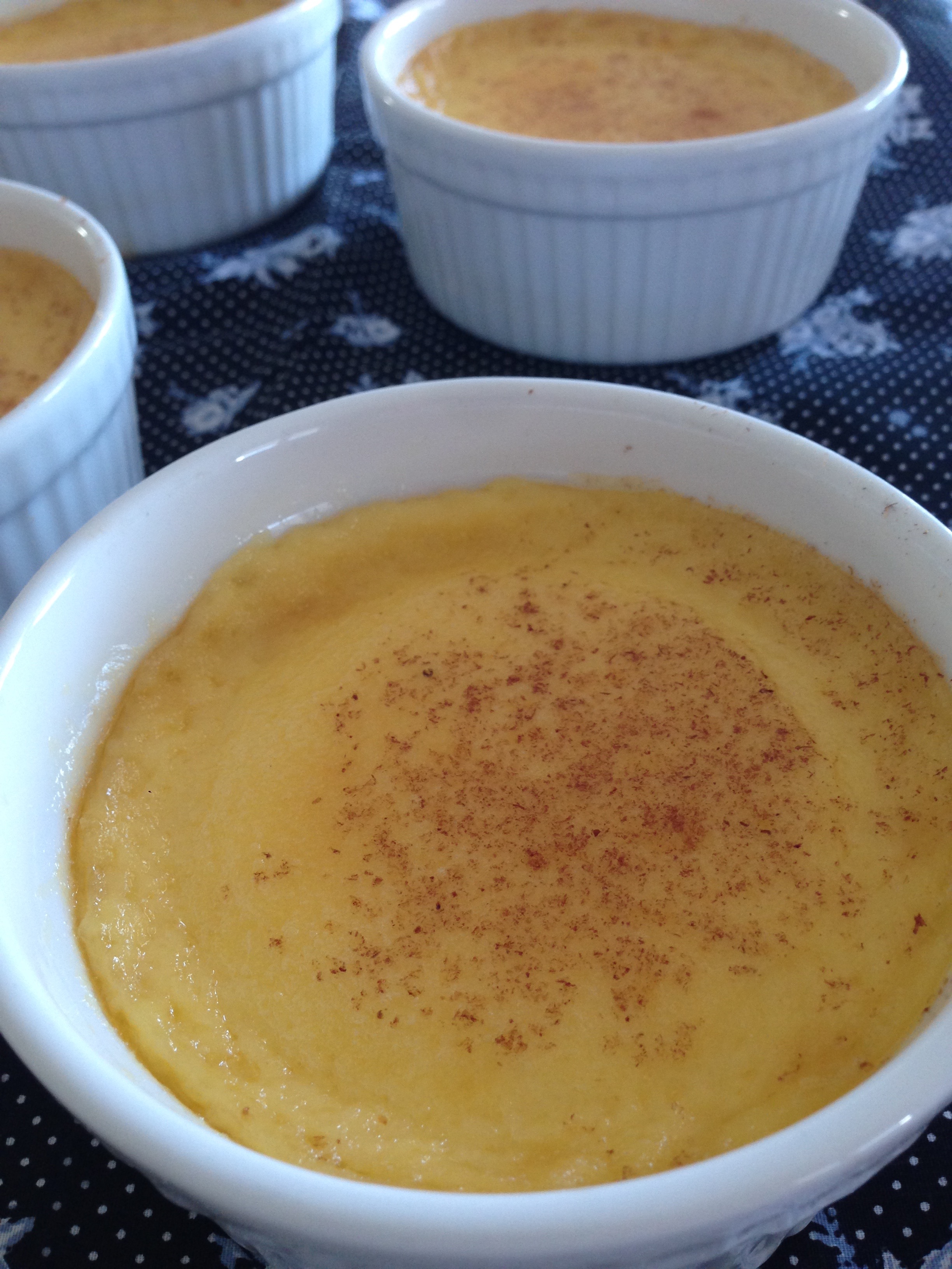 Spiced rum baked custards | the hungry mum