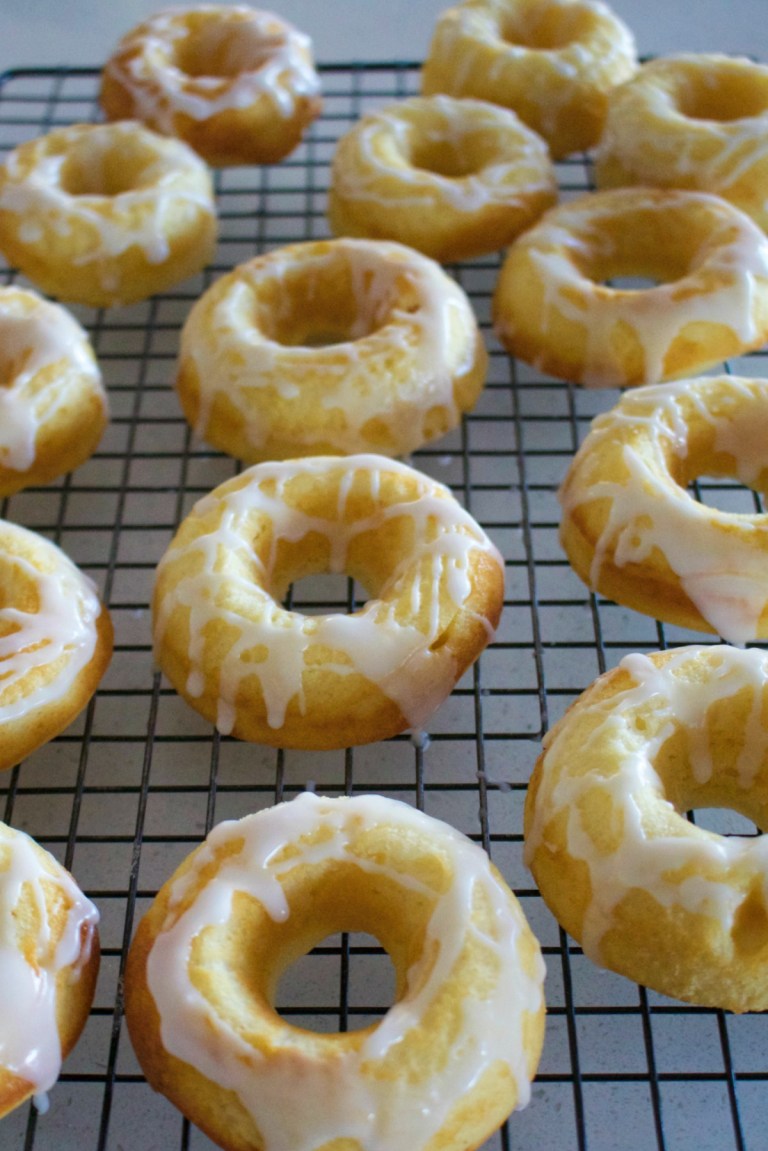 Lemon baked doughnut recipe | the hungry mum