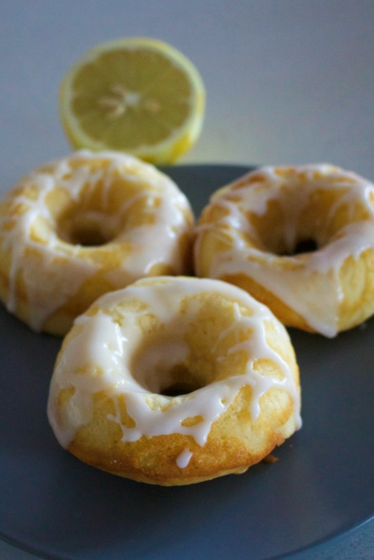 Lemon baked doughnut recipe | the hungry mum