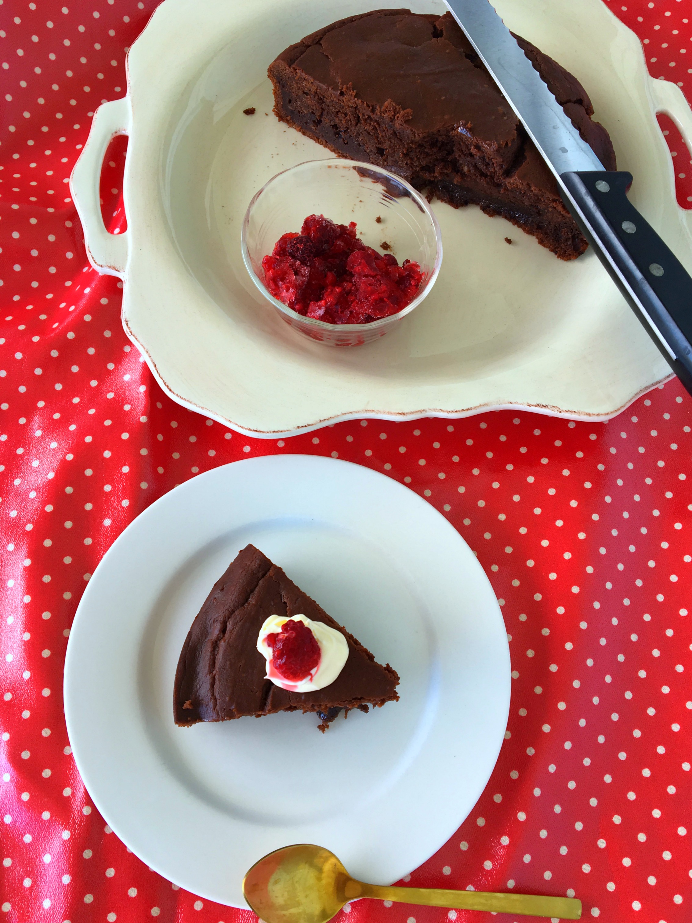 Chocolate Chambord ricotta cake with raspberries. | the hungry mum