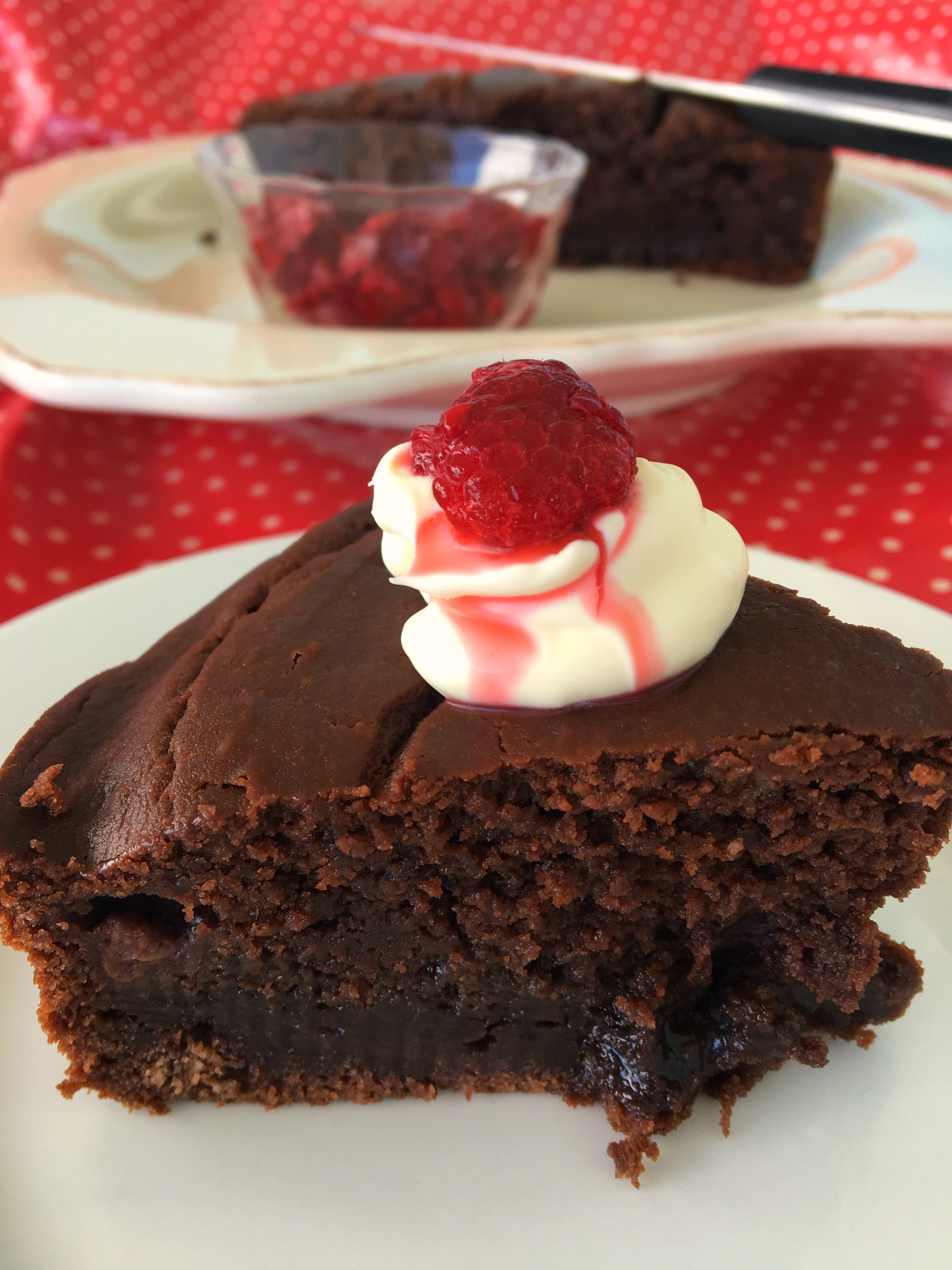 Chocolate Chambord ricotta cake with raspberries. | the hungry mum